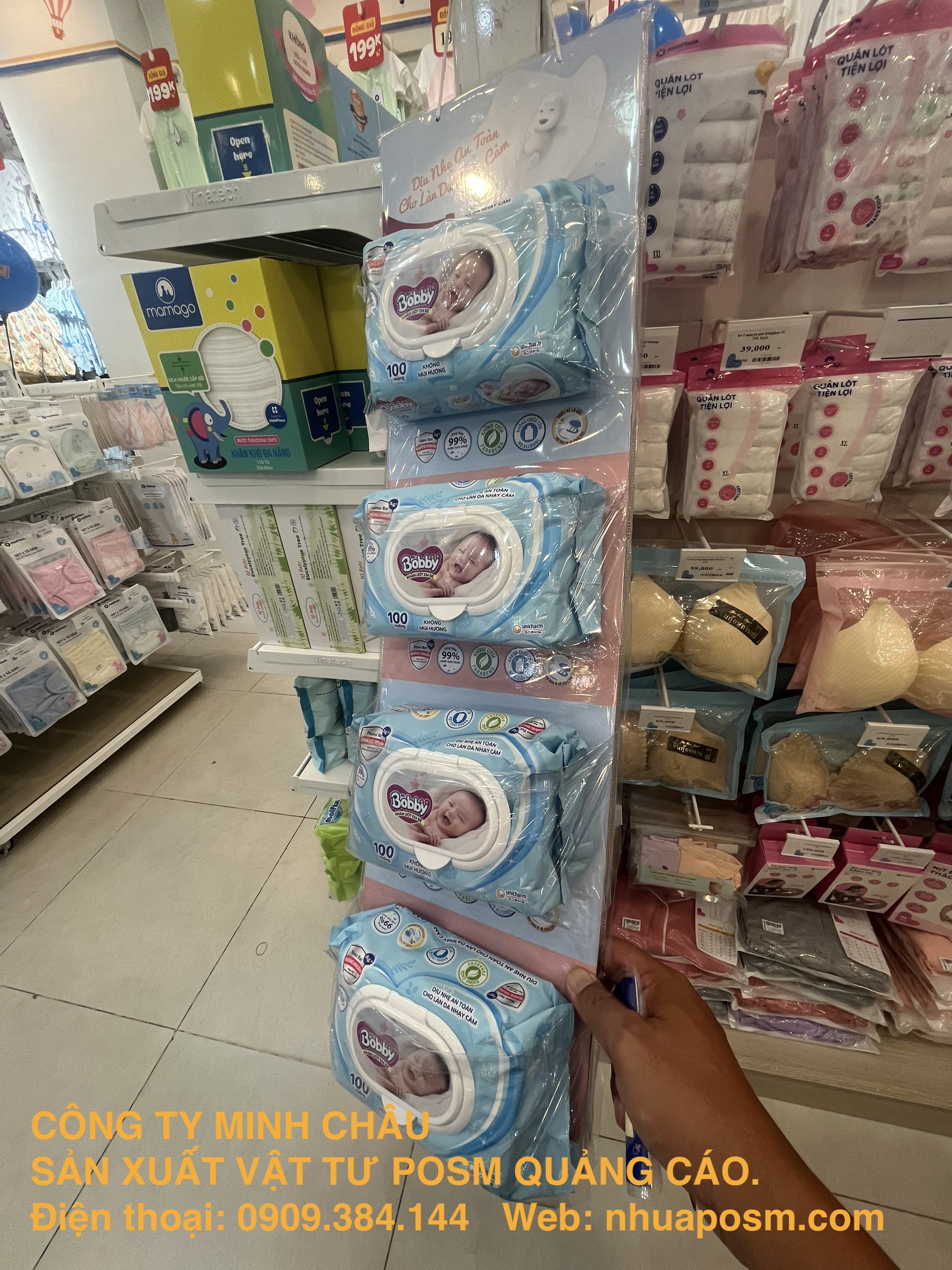 Vỉ nhựa Posm quảng cáo theo yêu cầu - NhuaPOSM