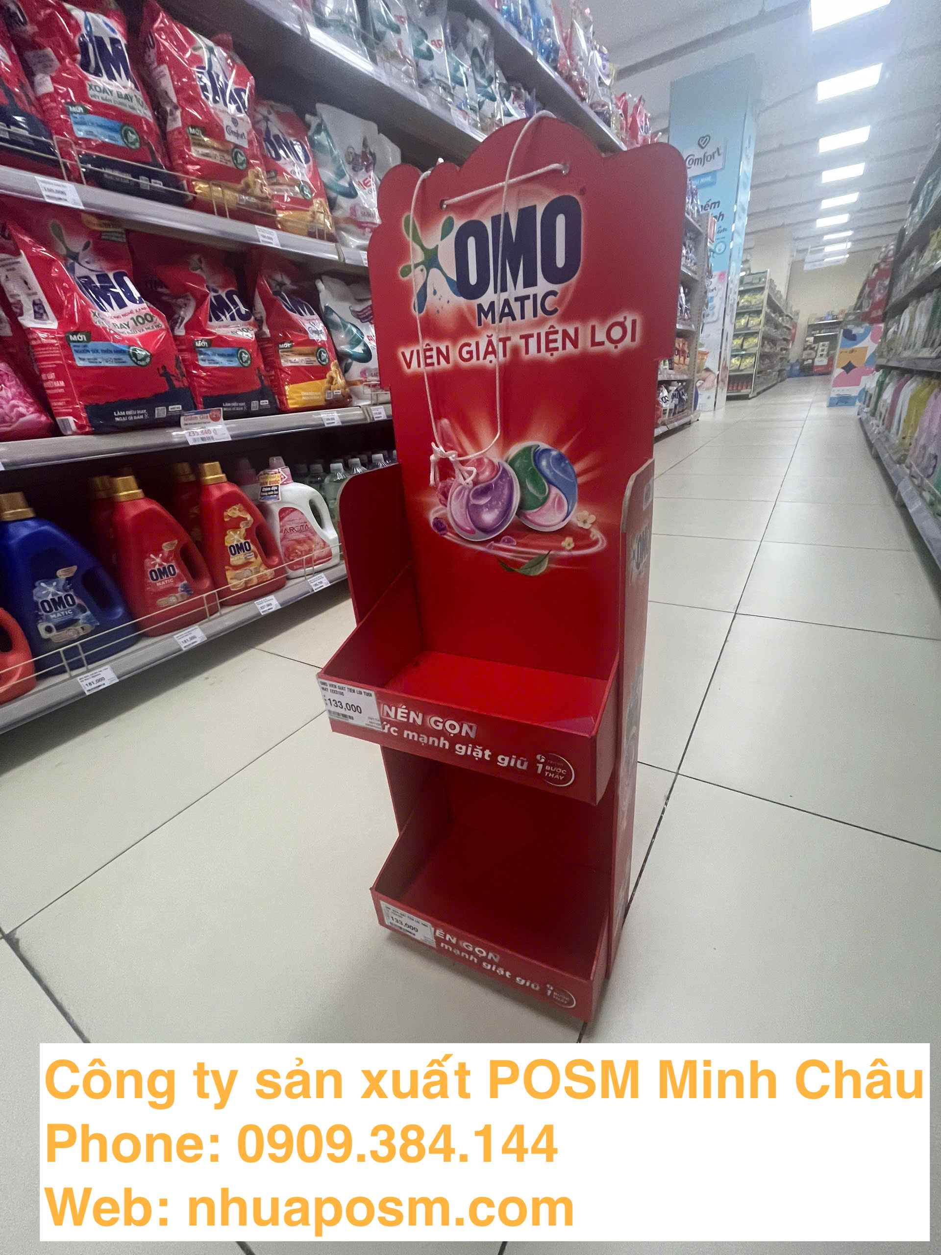 Sản xuất kệ hanger posm theo yêu cầu - NhuaPOSM